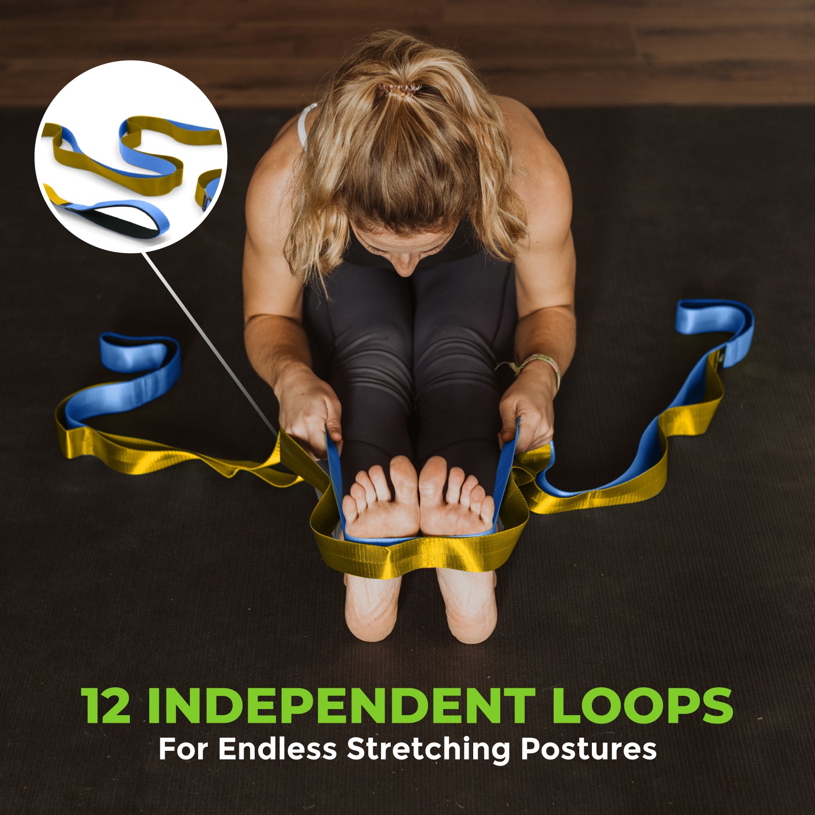 Gradient Fitness Stretch Strap - #1 Amazon Best Seller!