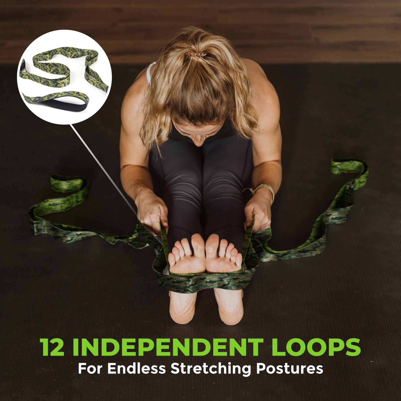 Gradient Fitness Stretch Strap - #1 Amazon Best Seller!