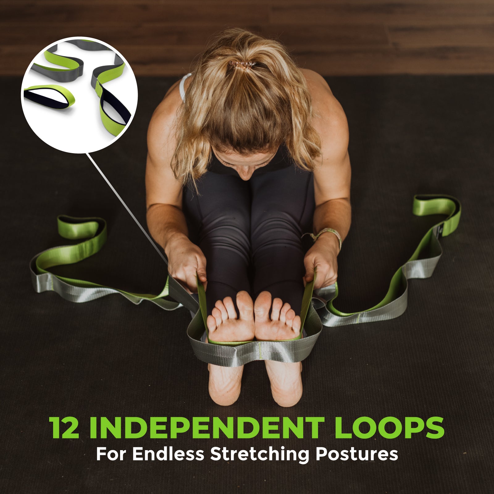 Gradient Fitness Stretch Strap - #1 Amazon Best Seller!