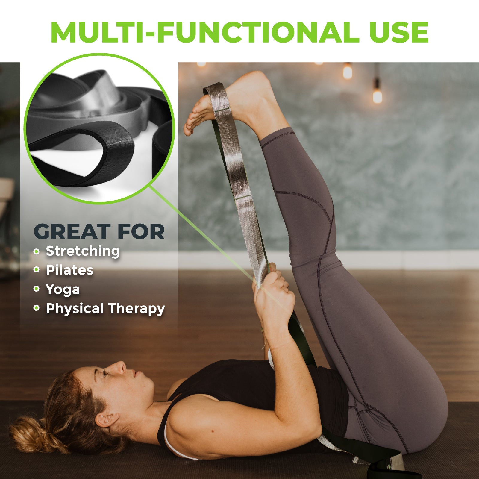 Gradient Fitness Stretch Strap - #1 Amazon Best Seller!