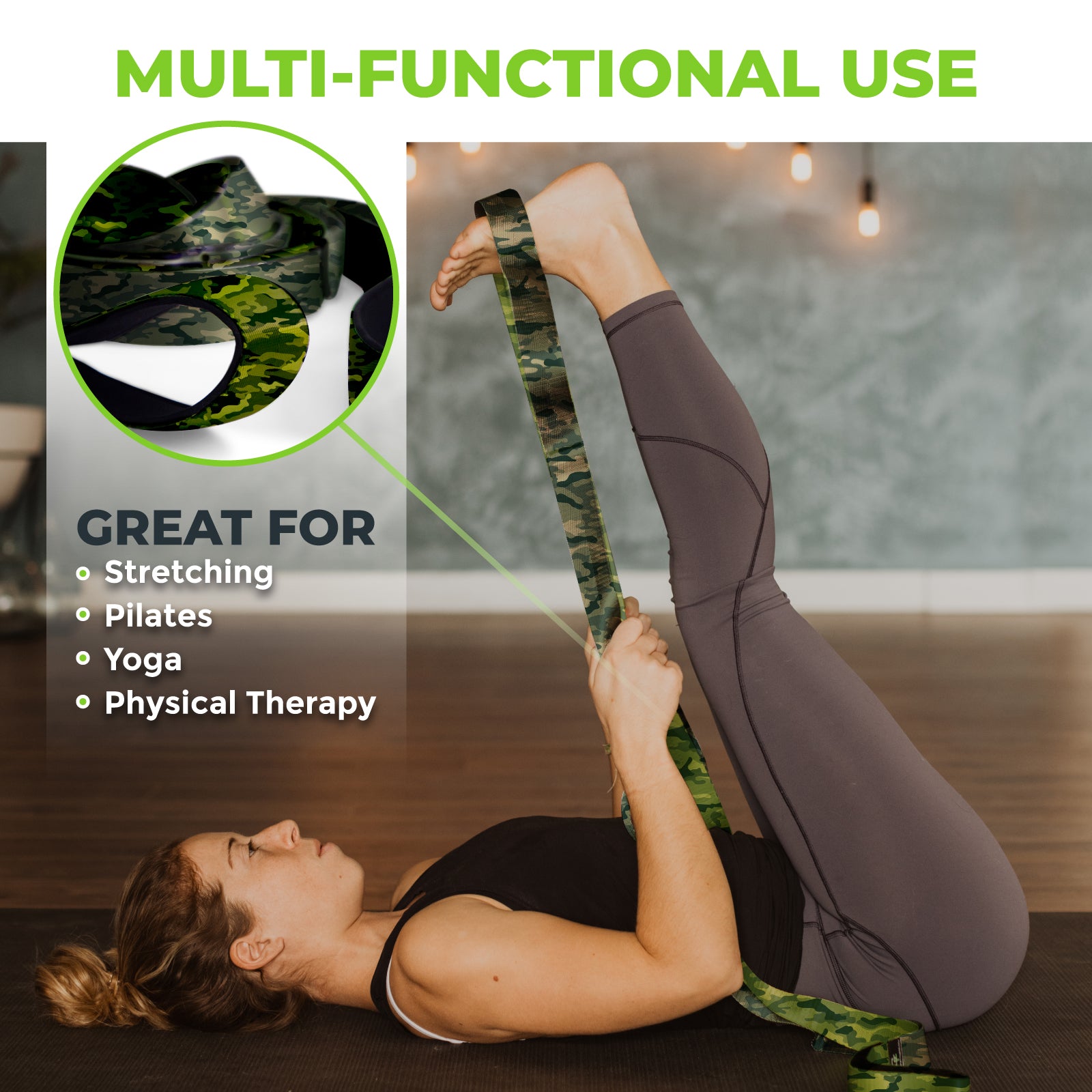 Gradient Fitness Stretch Strap - #1 Amazon Best Seller!