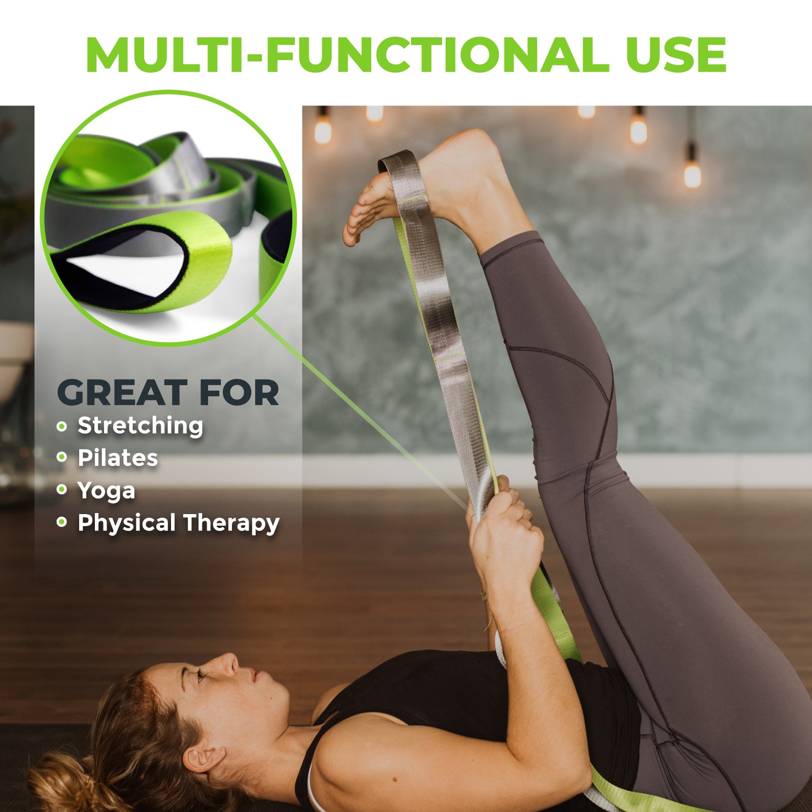 Gradient Fitness Stretch Strap - #1 Amazon Best Seller!