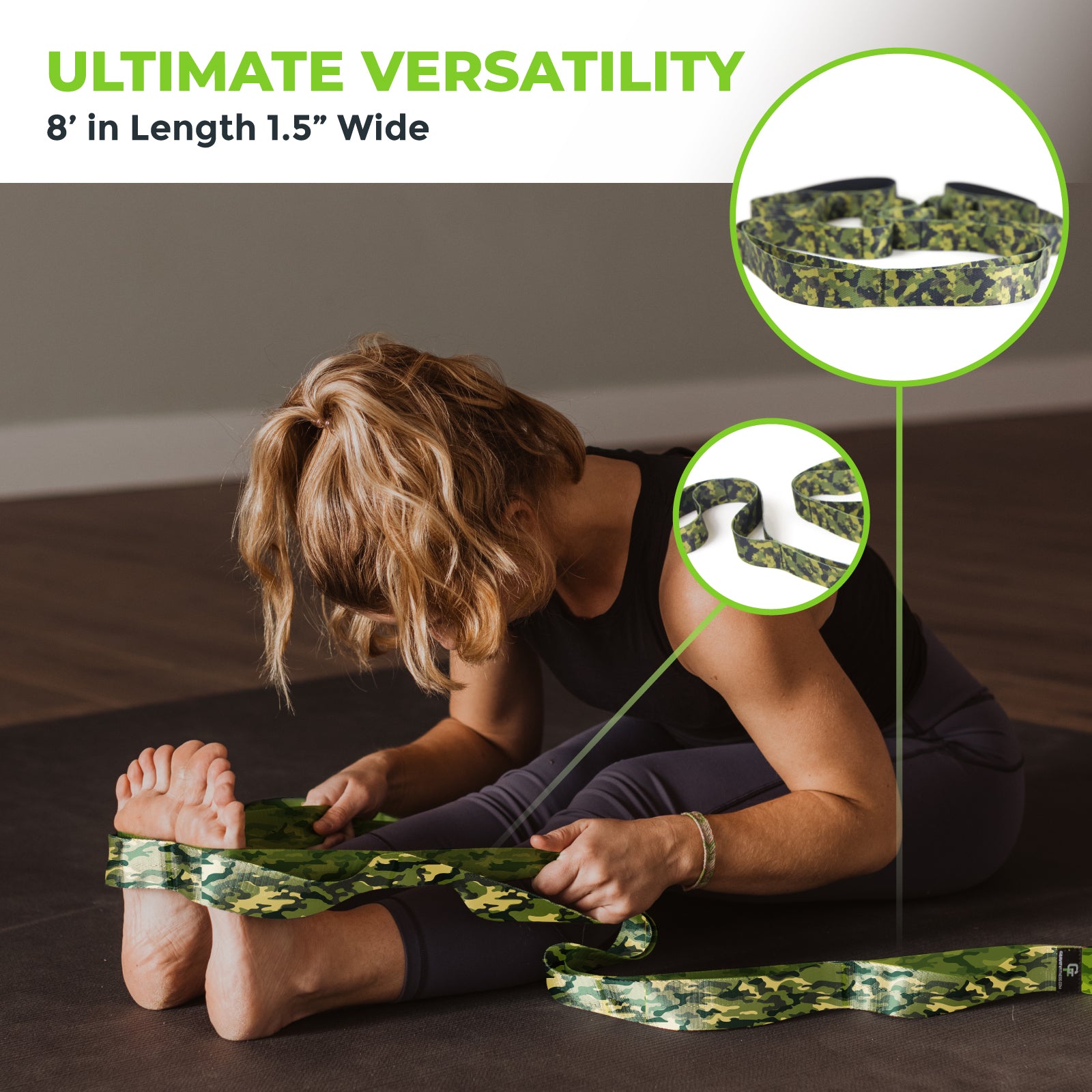 Gradient Fitness Stretch Strap - #1 Amazon Best Seller!