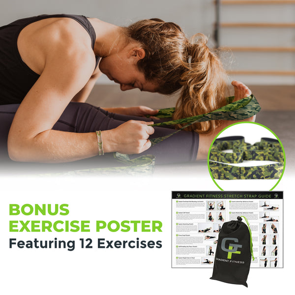 Gradient Fitness Stretch Strap - #1 Amazon Best Seller!